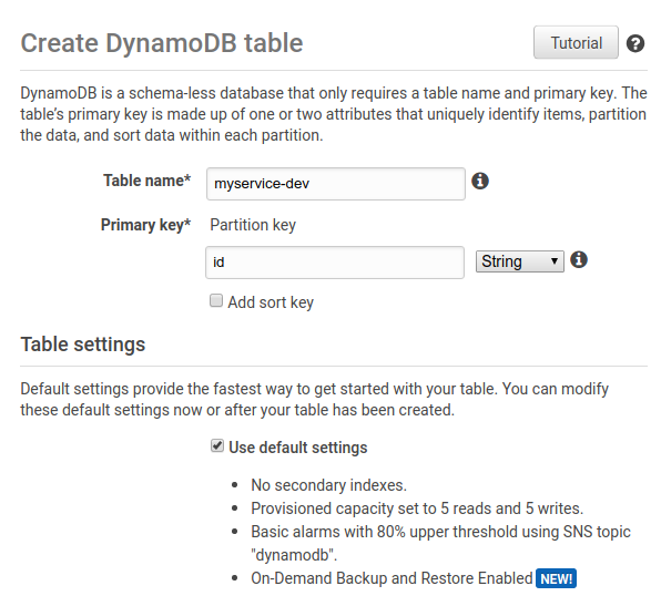 Dynamodb Create Table Python Decoration Items Image