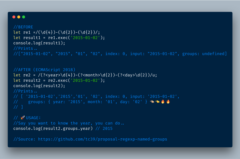 Here Are Examples Of Everything New In Ecmascript 2016, 2017, And 2018