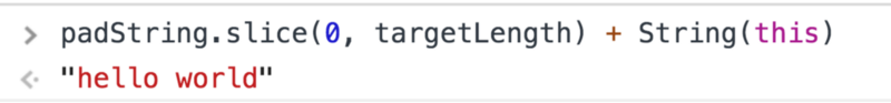 How does String.padStart actually work?